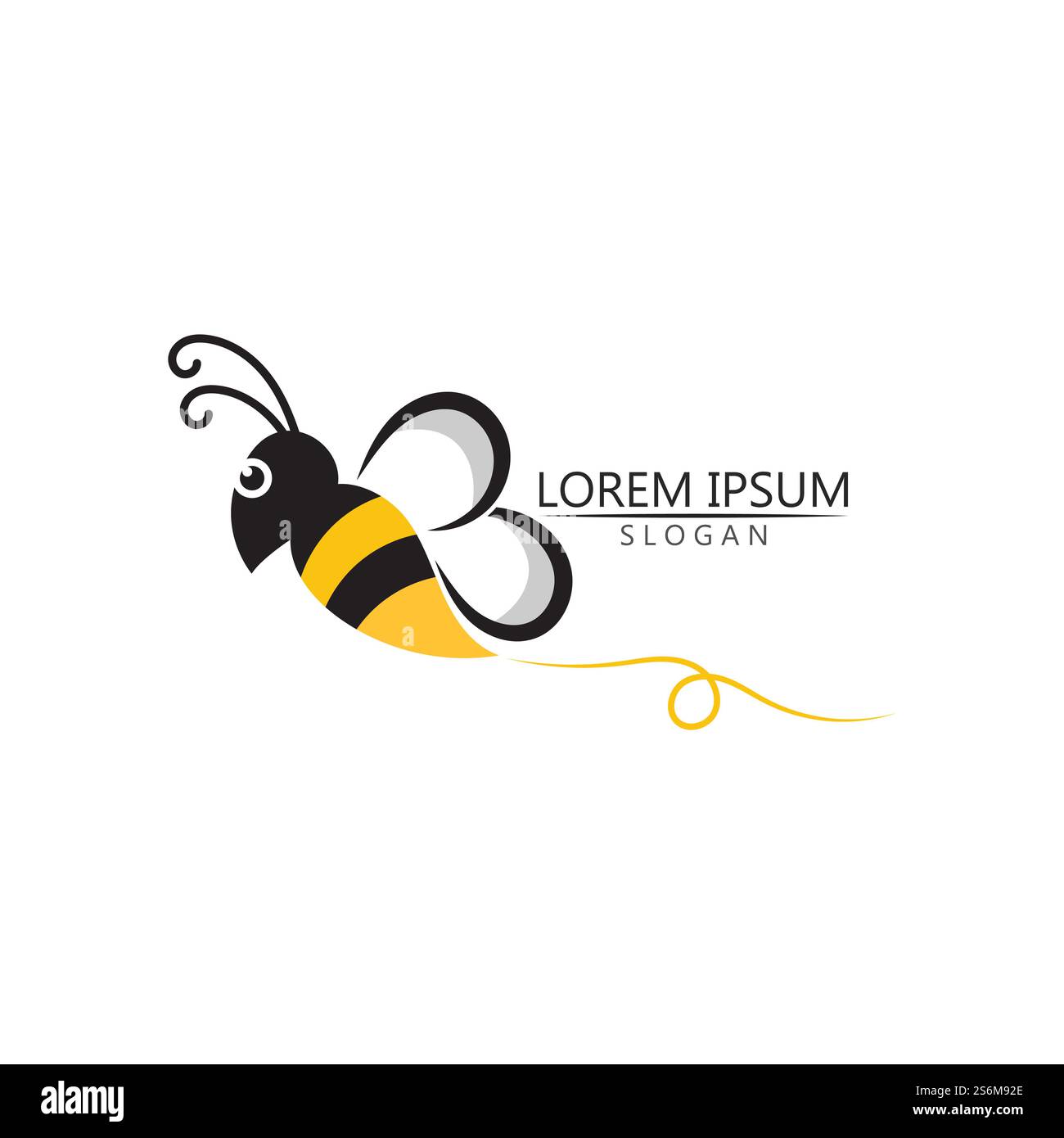 Bee Logo and symbol template vector Stock Vector Image & Art - Alamy