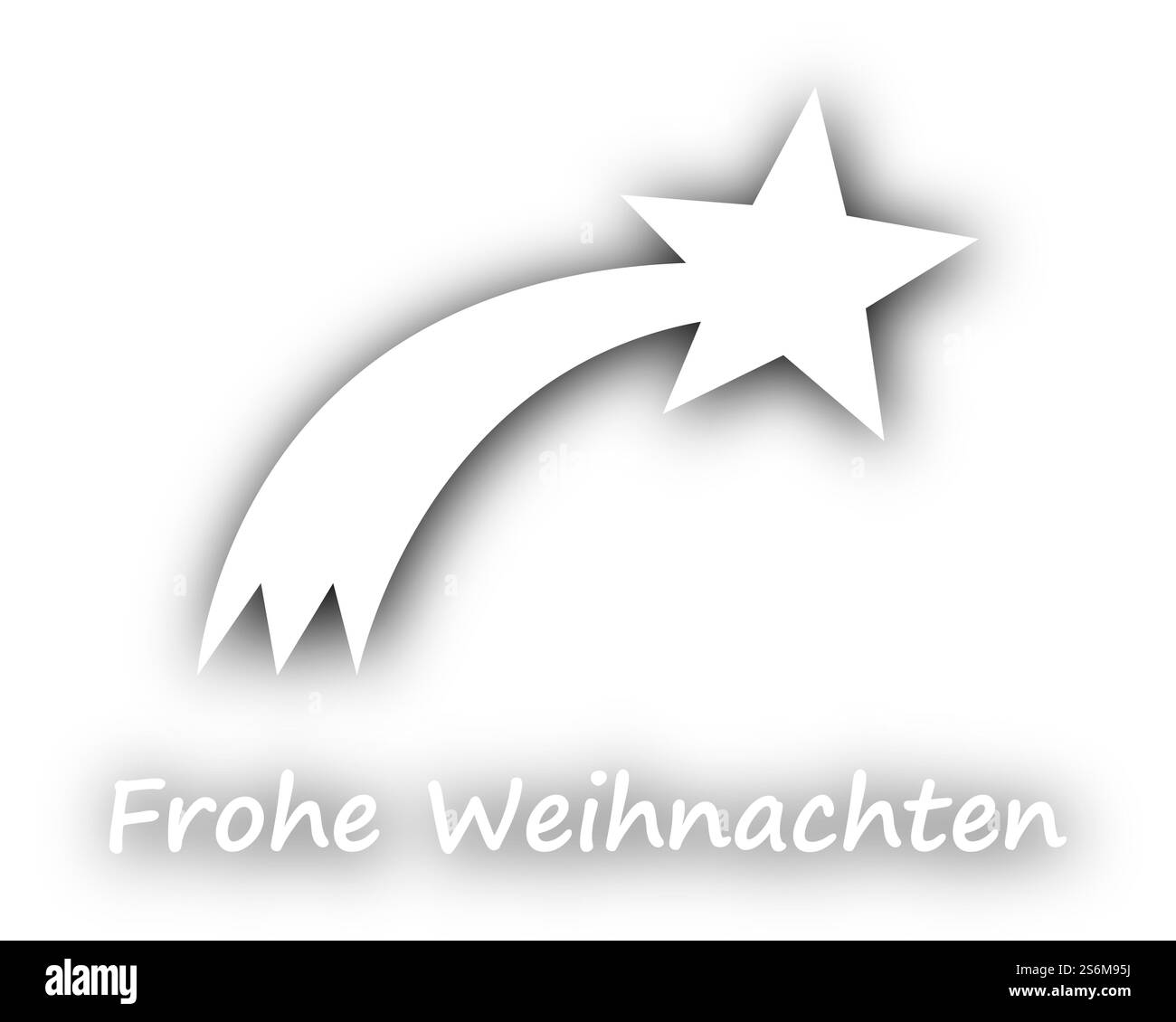 Christmas illustrations on white Black and White Stock Photos & Images ...