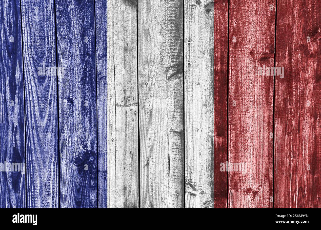 Flag of France on texture Stock Photo - Alamy