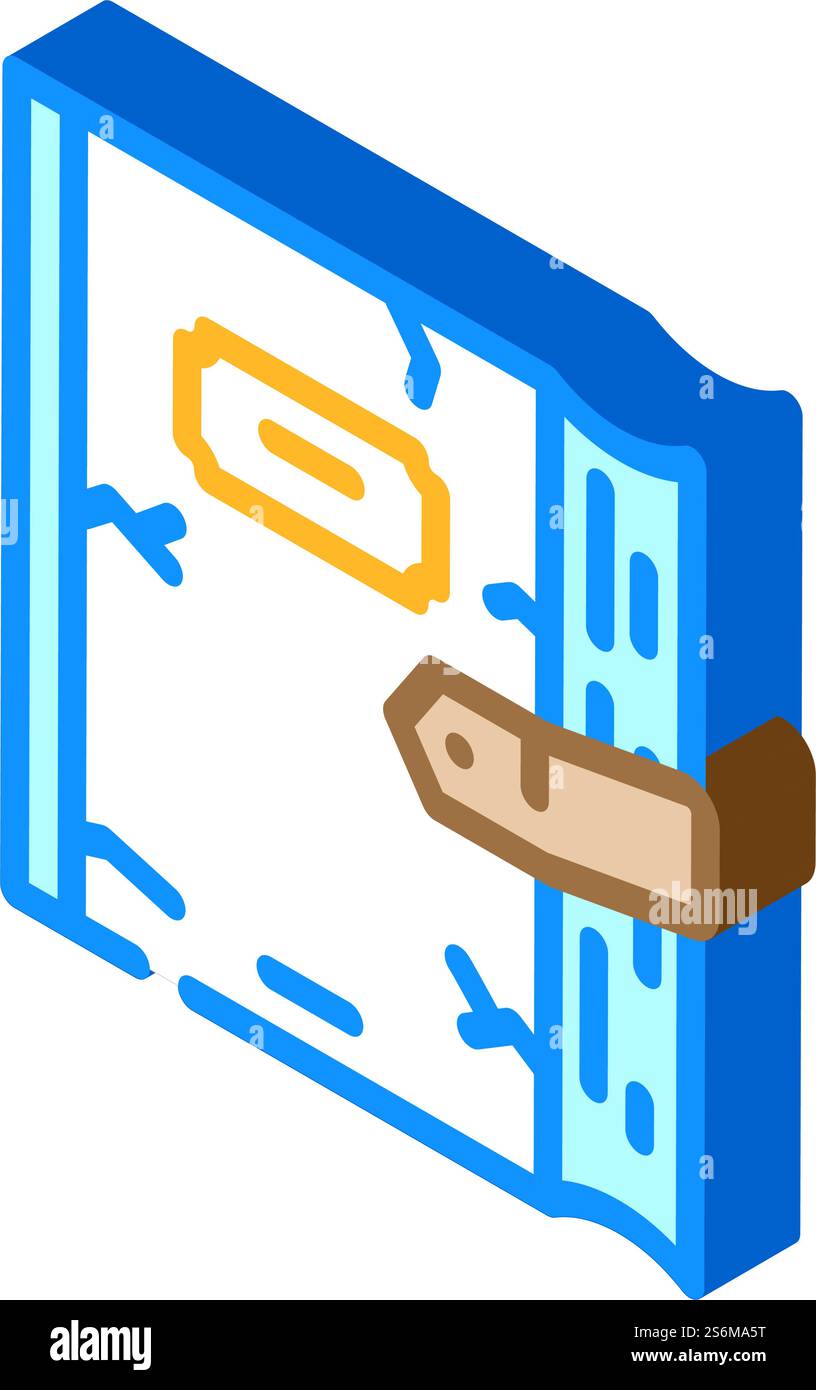 magic book fairy tale isometric icon vector. magic book fairy tale sign ...