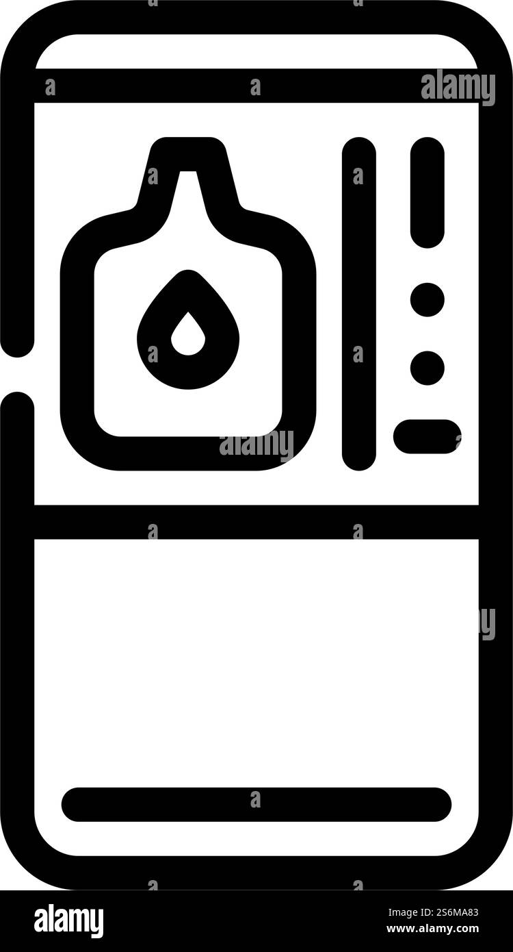 water vending machine line icon vector. water vending machine sign ...