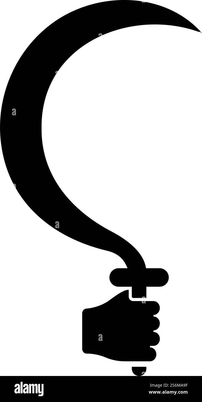 Sickle in hand Cut Out Stock Images & Pictures - Alamy