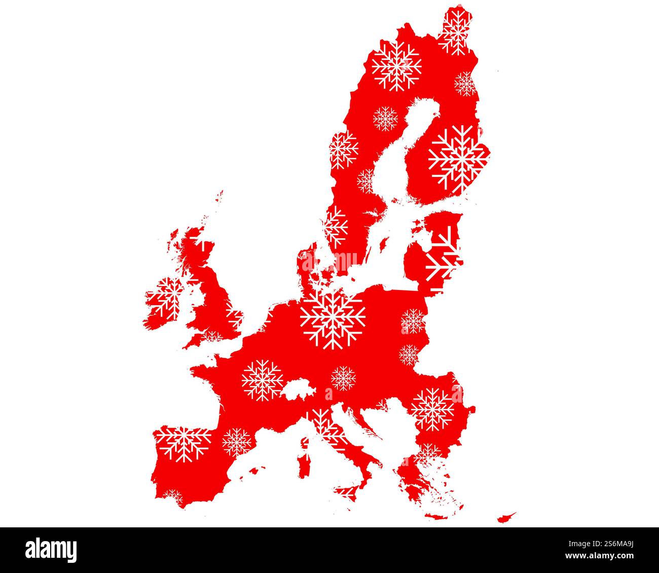 Cold europe Cut Out Stock Images & Pictures - Alamy