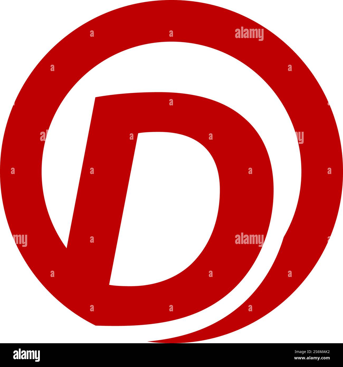 Modern D Initial letter alphabet font logo vector design Stock Vector ...