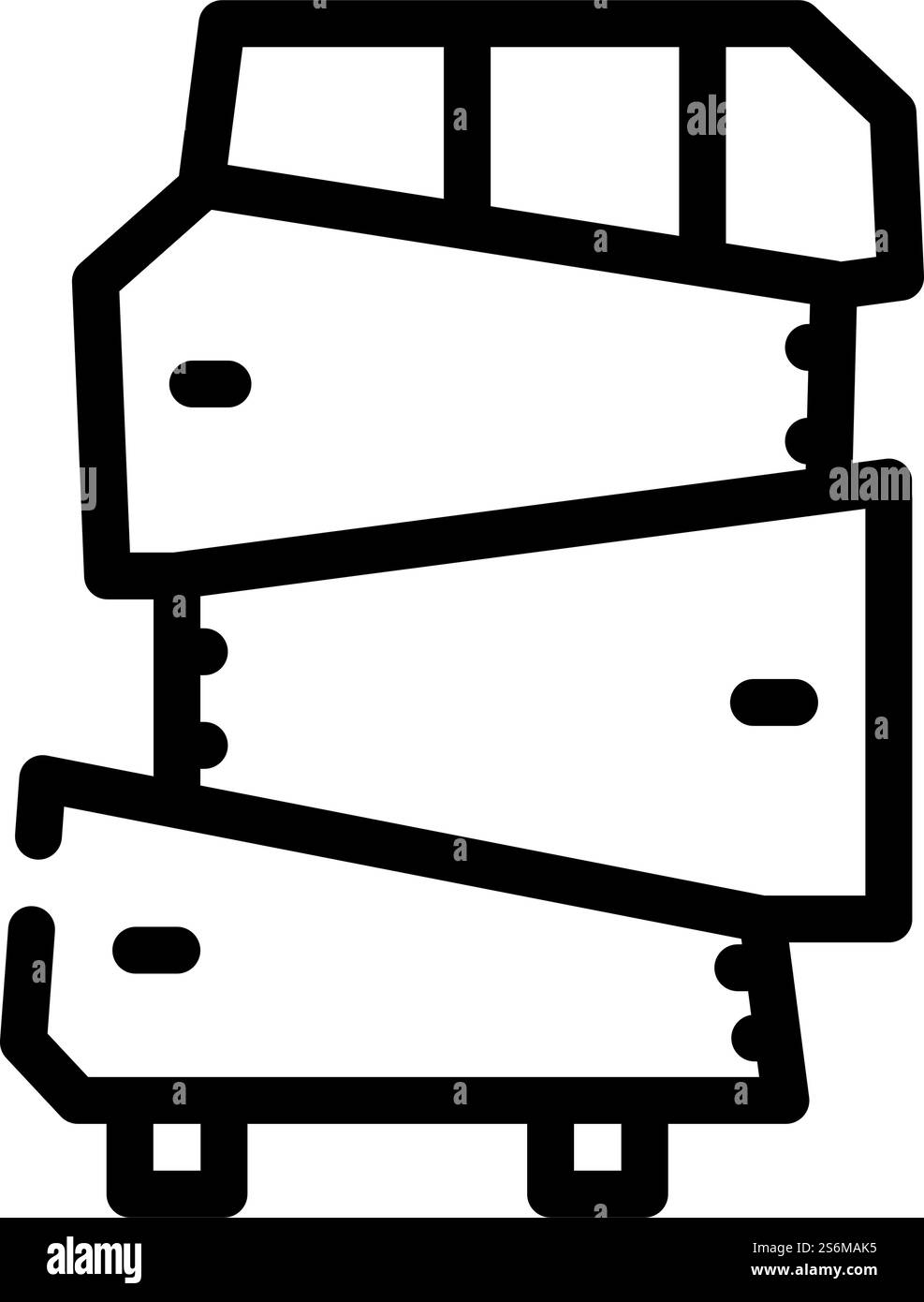 non-standard furniture line icon vector. non-standard furniture sign ...