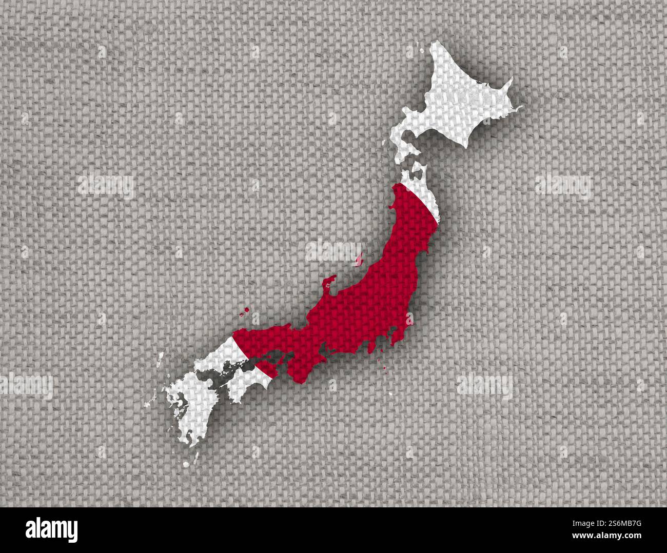 Japan flag map hi-res stock photography and images - Alamy