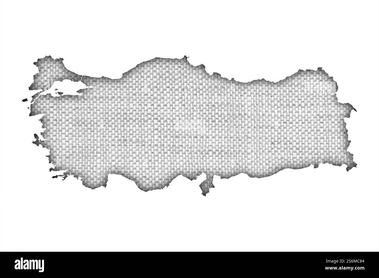 Country turkey on map Cut Out Stock Images & Pictures - Alamy