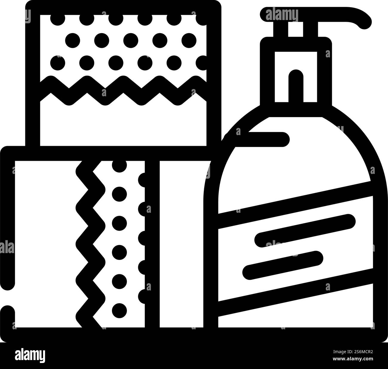 sanitary product department line icon vector. sanitary product ...