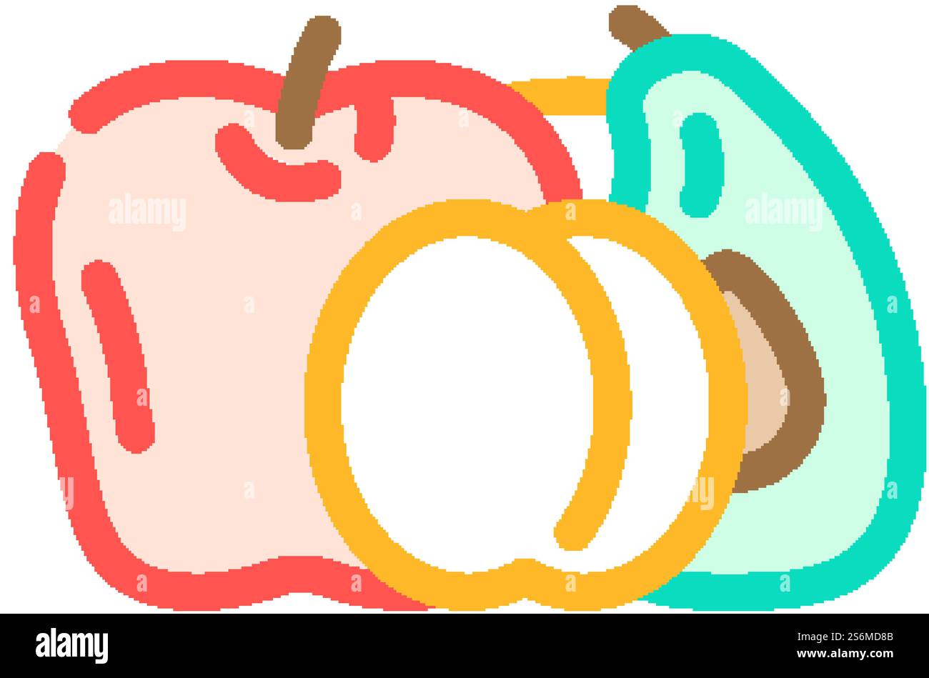 Fruit tray of sea Stock Vector Images - Alamy