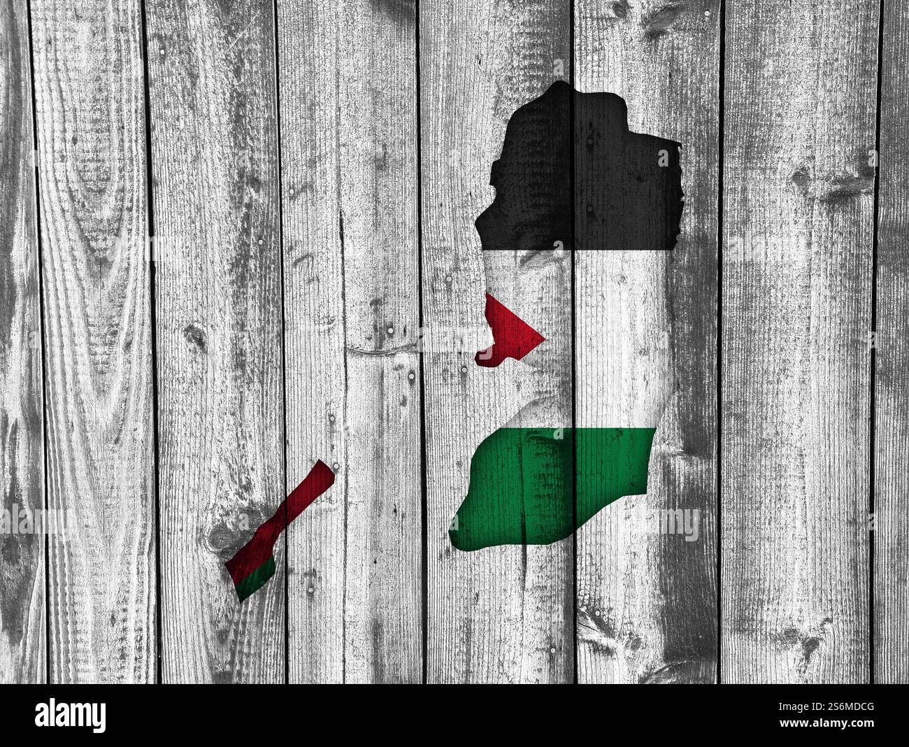 Palestine flag map hi-res stock photography and images - Alamy