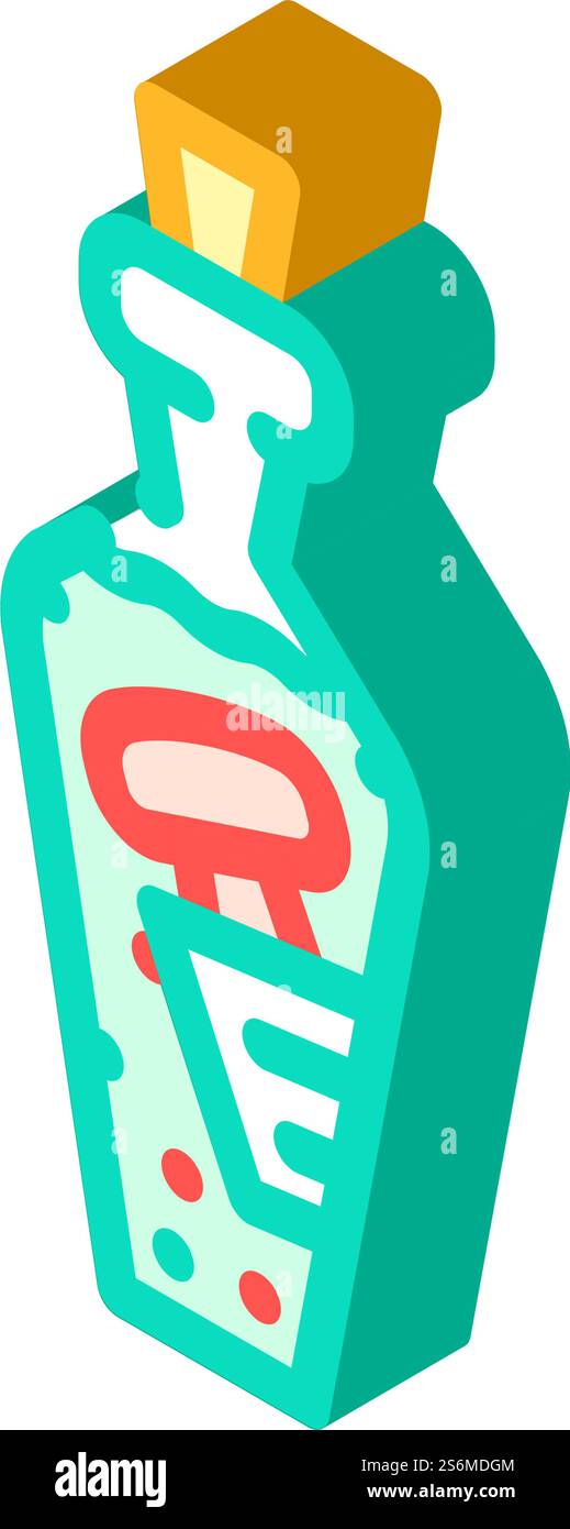 poison fairy tale isometric icon vector. poison fairy tale sign ...