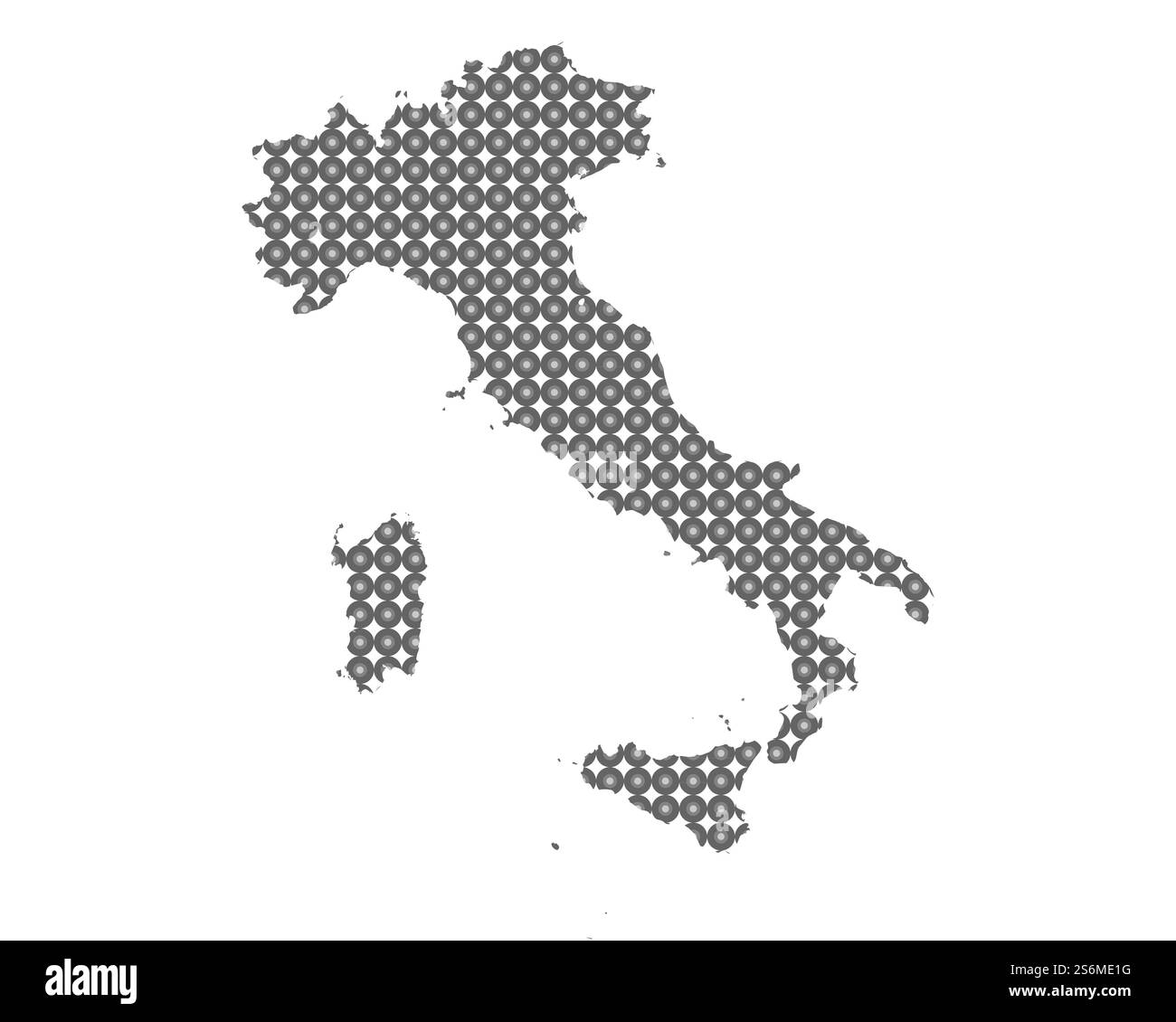 Italy map map in Black and White Stock Photos & Images - Alamy