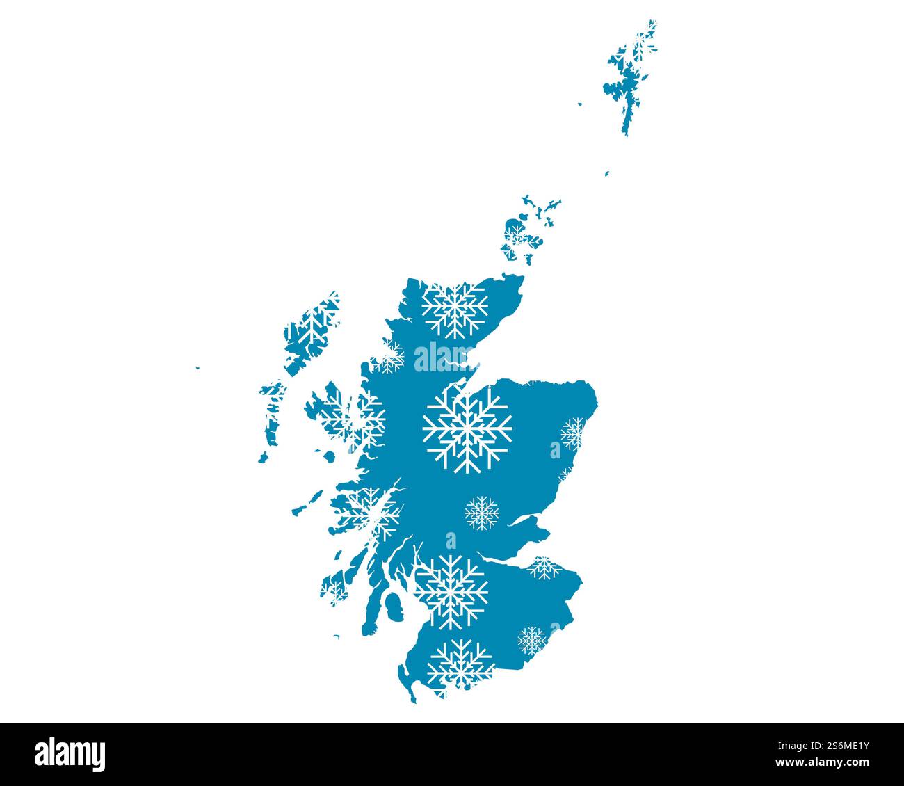 Scotland outline map hi-res stock photography and images - Alamy