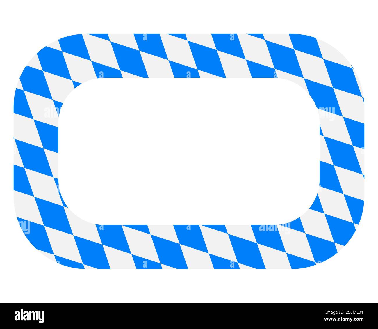 Bavarian flag as a frame Stock Photo - Alamy