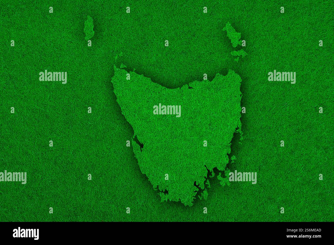 Tasmania map hi-res stock photography and images - Alamy
