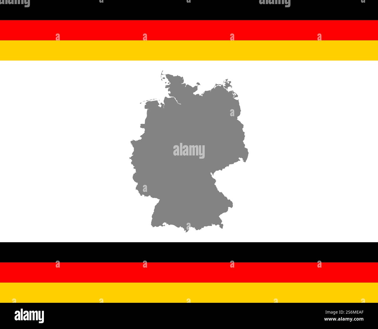 German flag and map Stock Photo - Alamy
