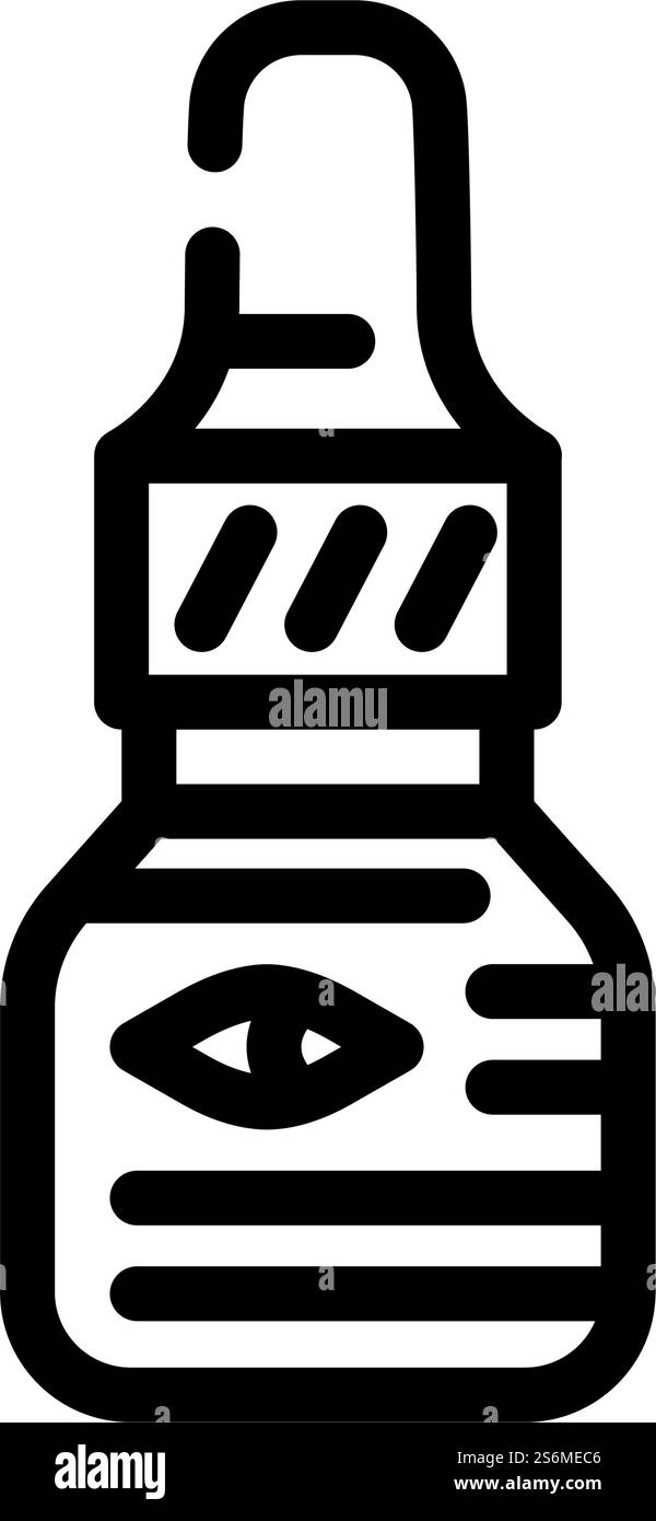 Medical drops icon outline Stock Vector Images - Alamy