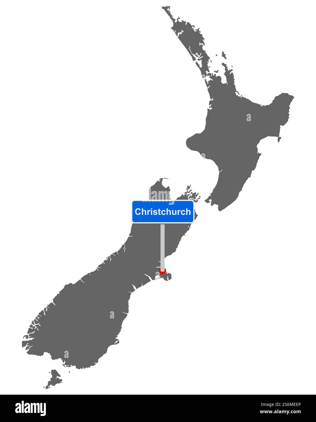 Christchurch outline map hi-res stock photography and images - Alamy