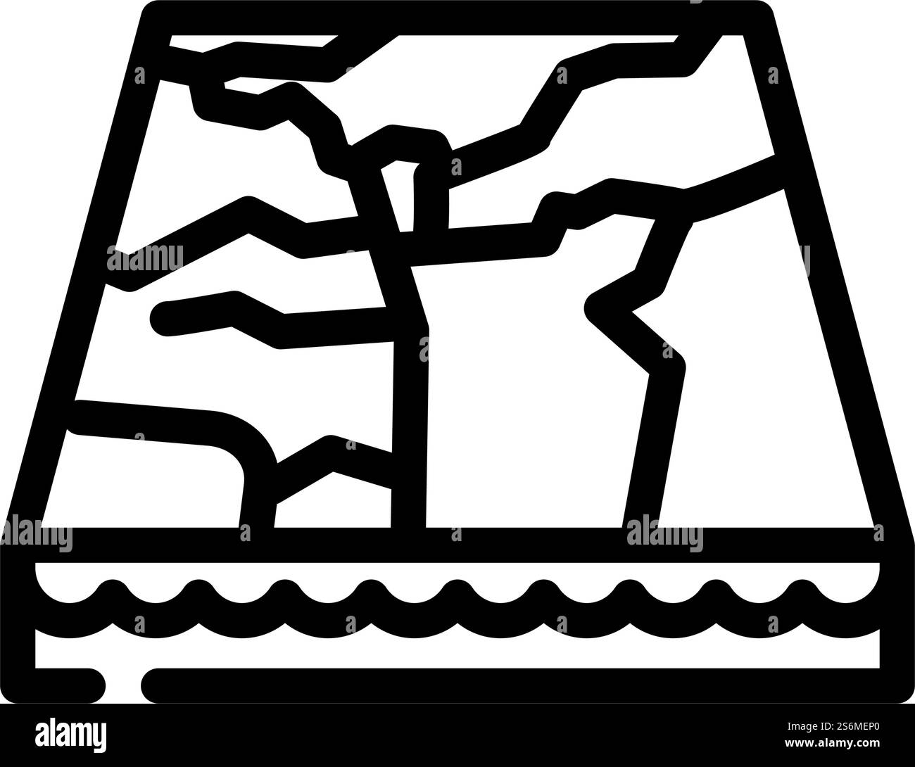 marble material floor layer line icon vector. marble material floor ...