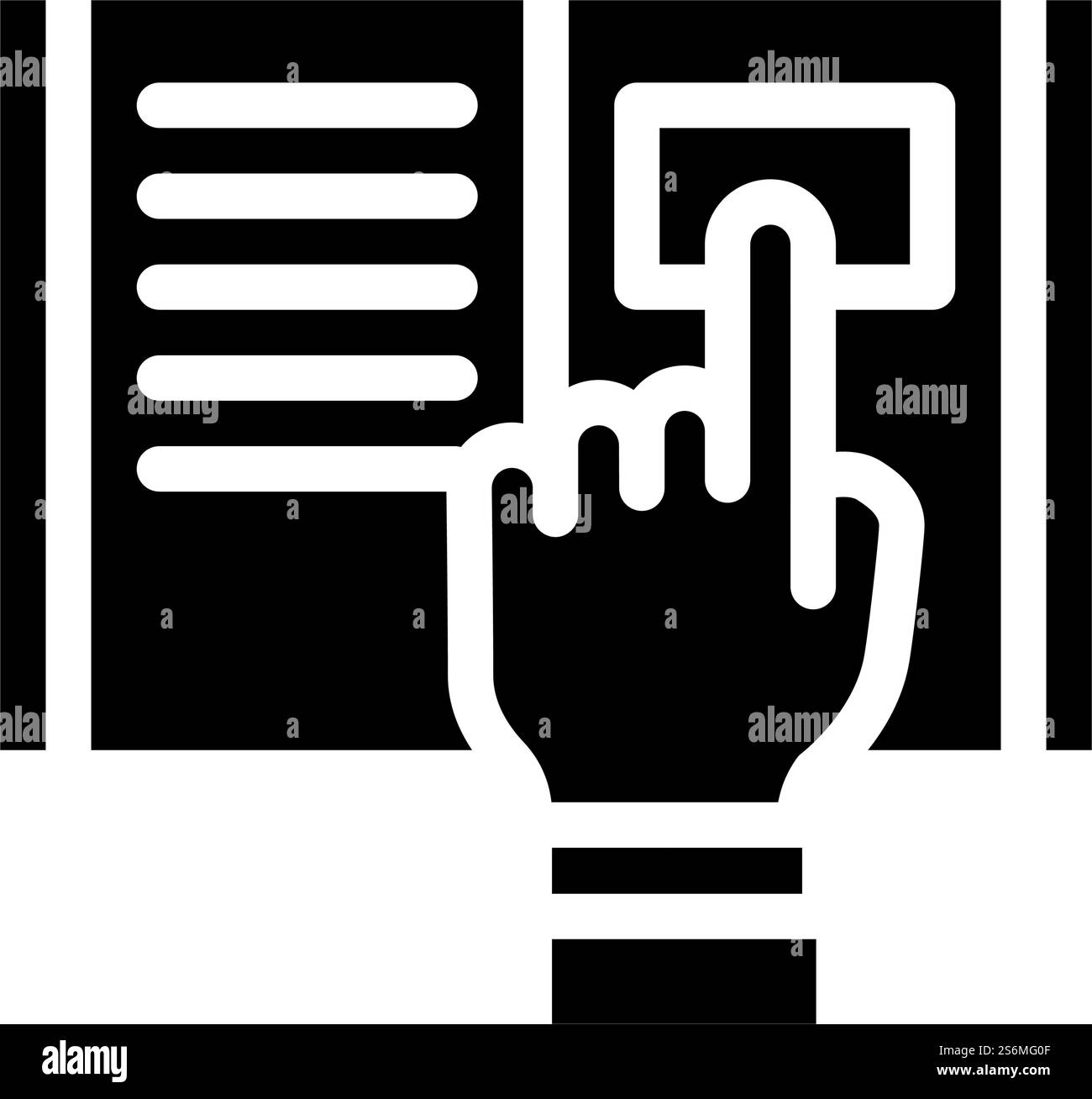 research instruction glyph icon vector. research instruction sign ...