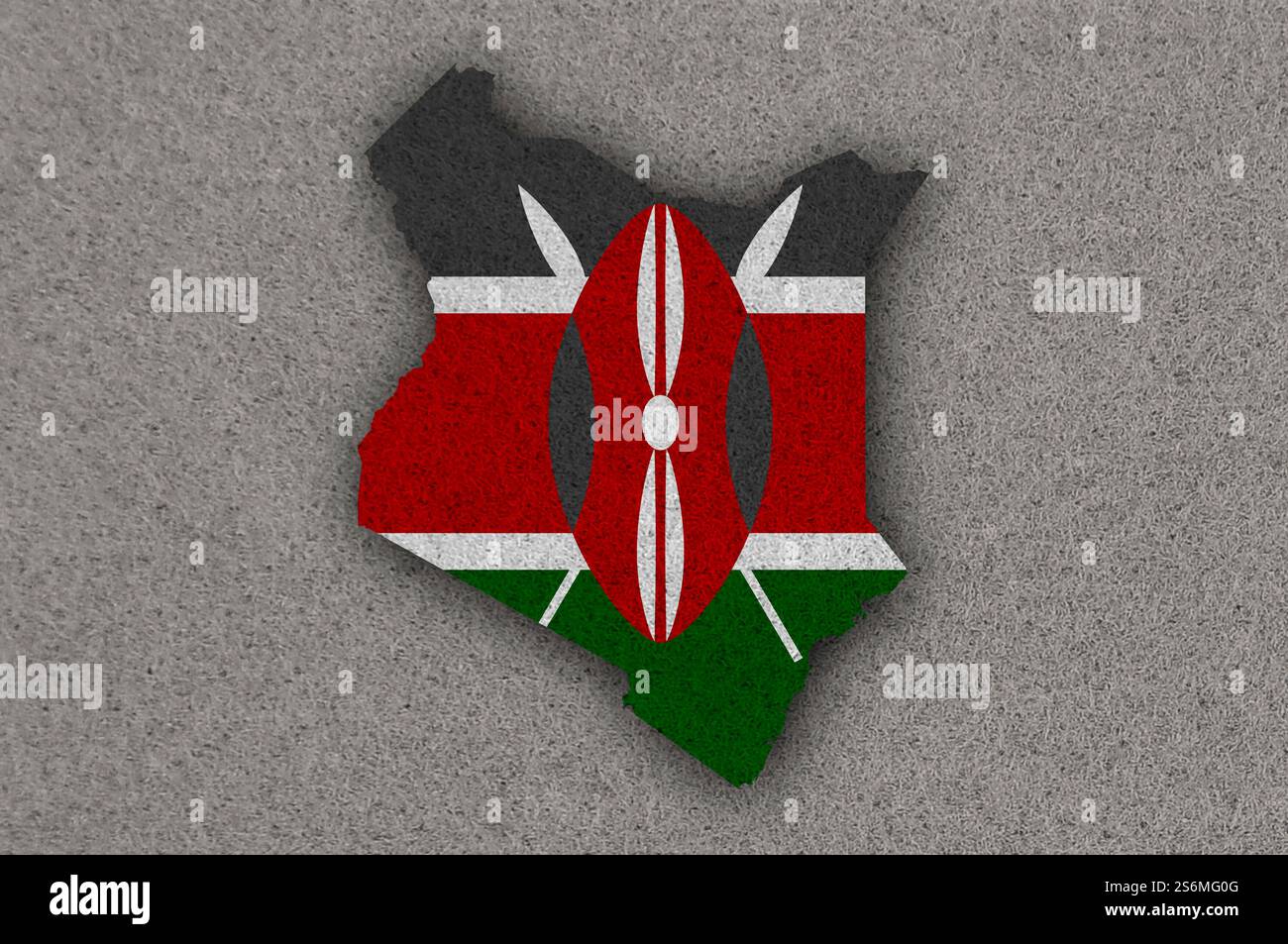 Map kenya outline silhouette hi-res stock photography and images - Alamy