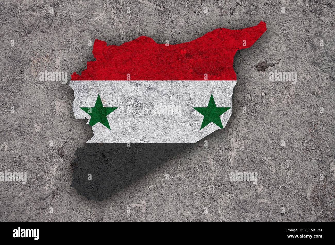 Map of syria with shadows hi-res stock photography and images - Alamy