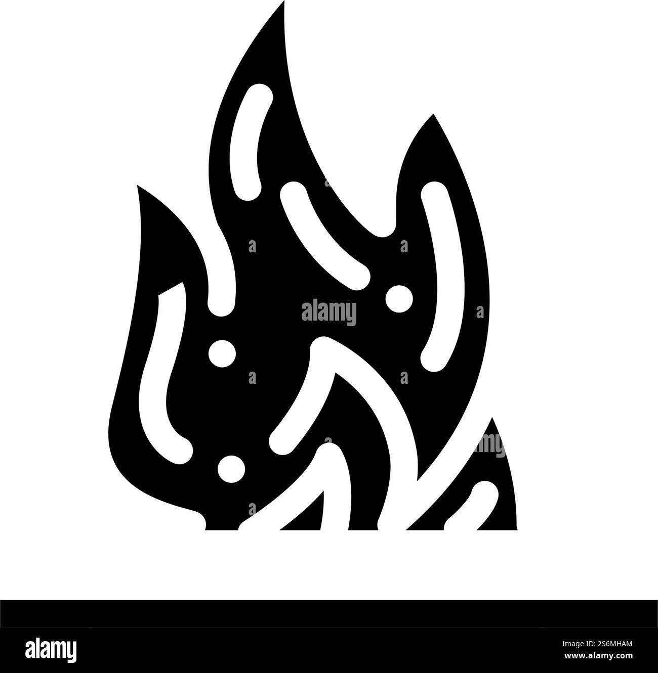 flammable container glyph icon vector. flammable container sign ...