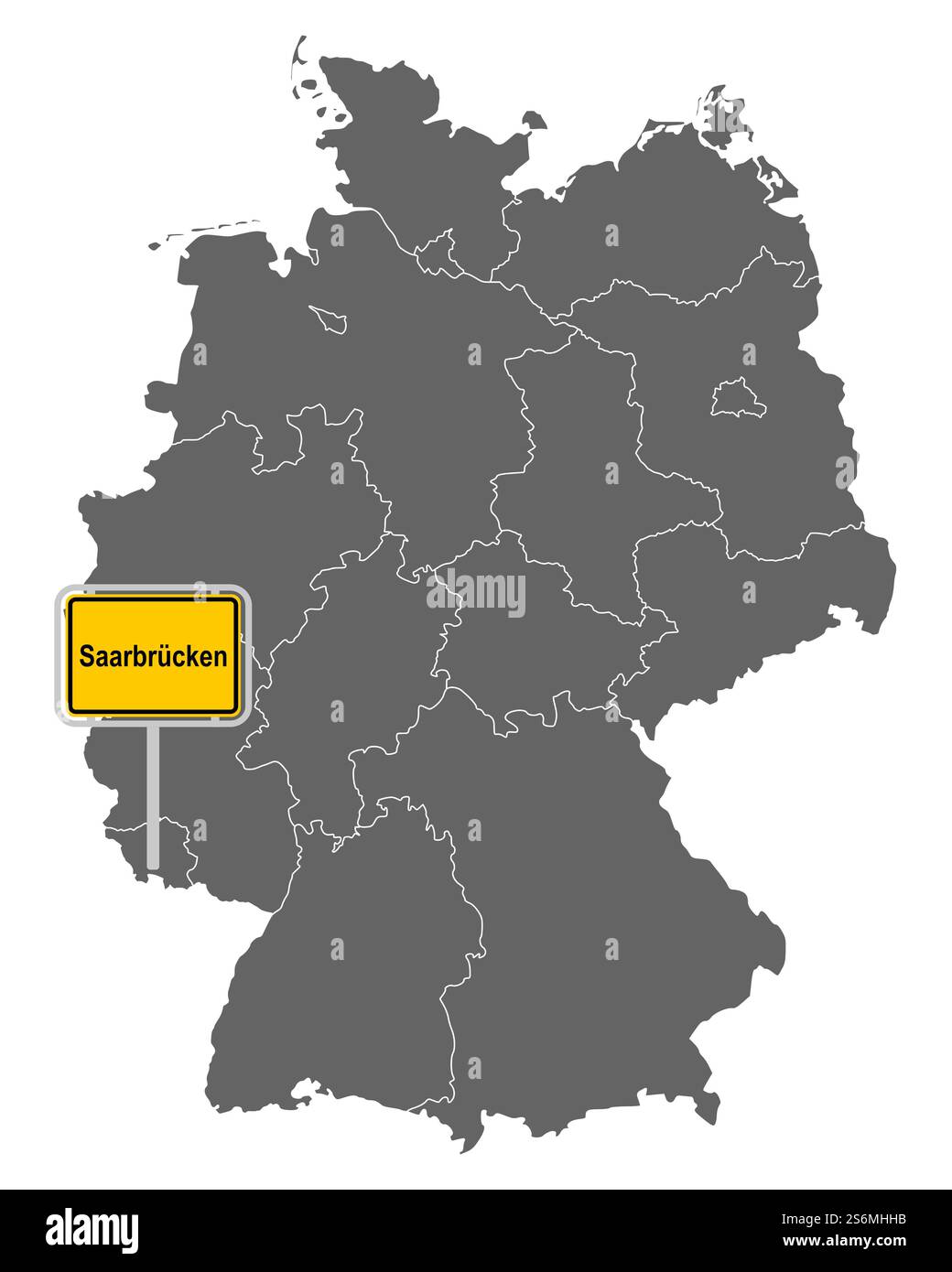Road sign germany illustration hi-res stock photography and images - Alamy