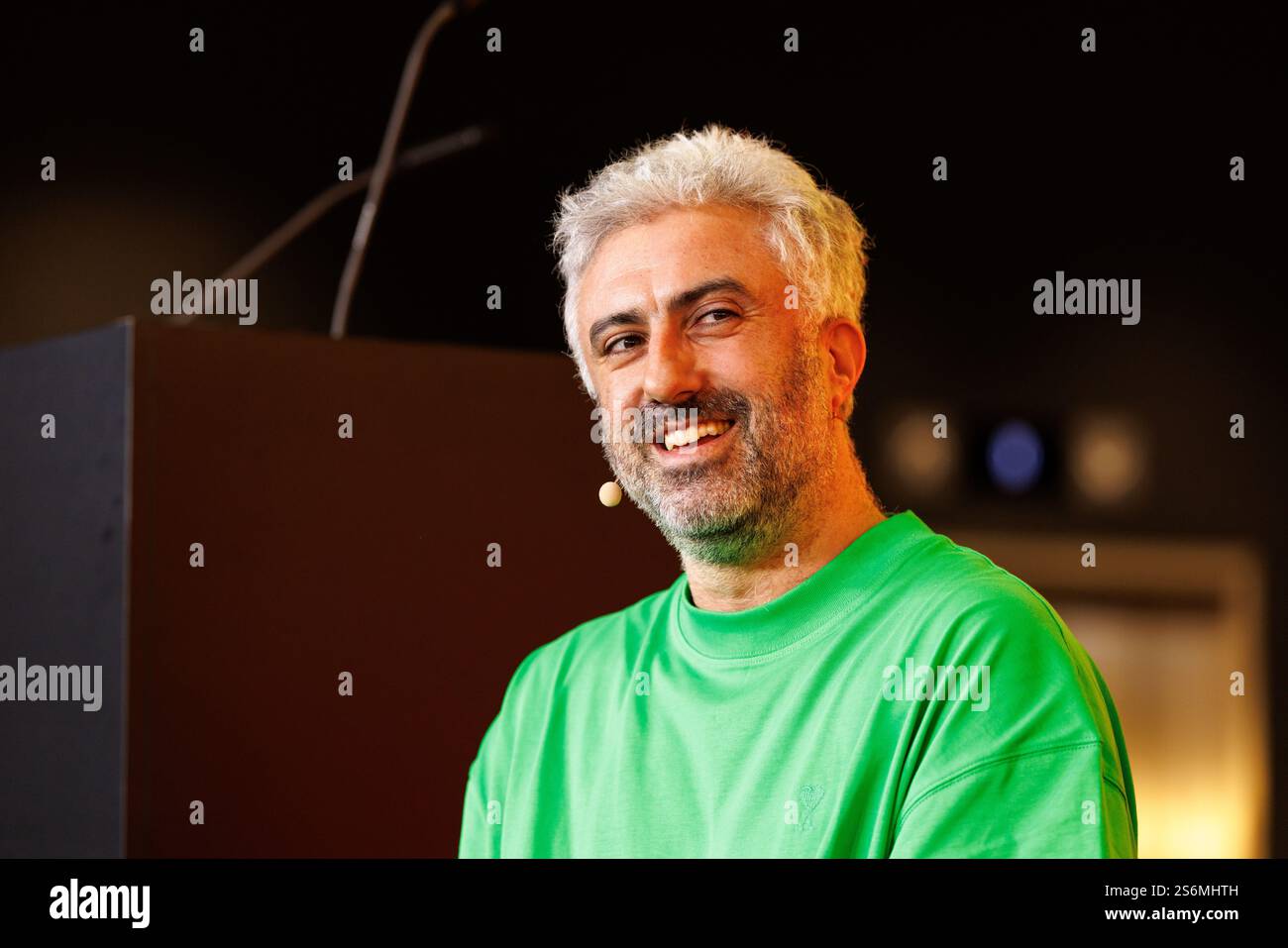 Munich, Germany. 17th Jan, 2025. Thomas Clozel, Owkin, will be speaking ...