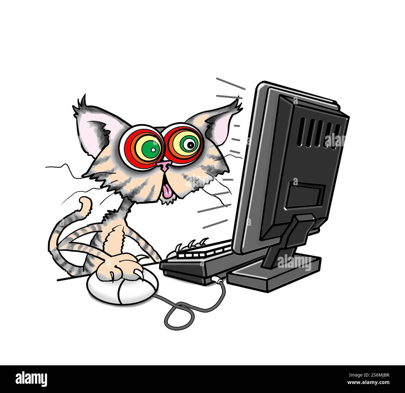 Parents using computers Cut Out Stock Images & Pictures - Alamy