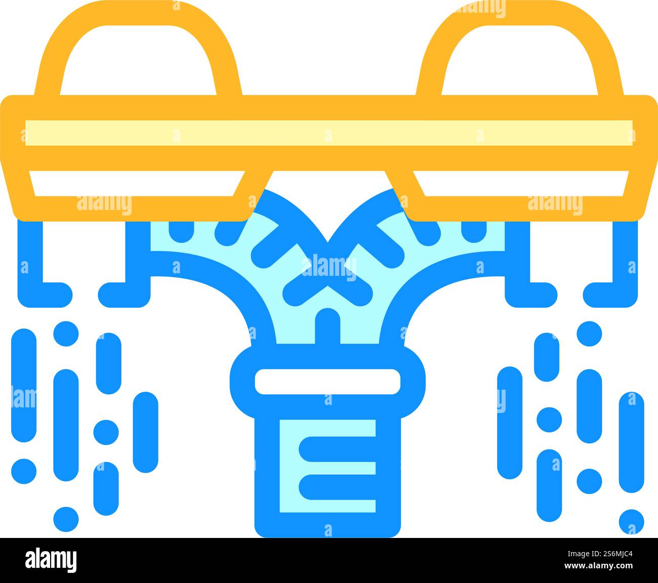 flyboard equipment color icon vector. flyboard equipment sign. isolated ...