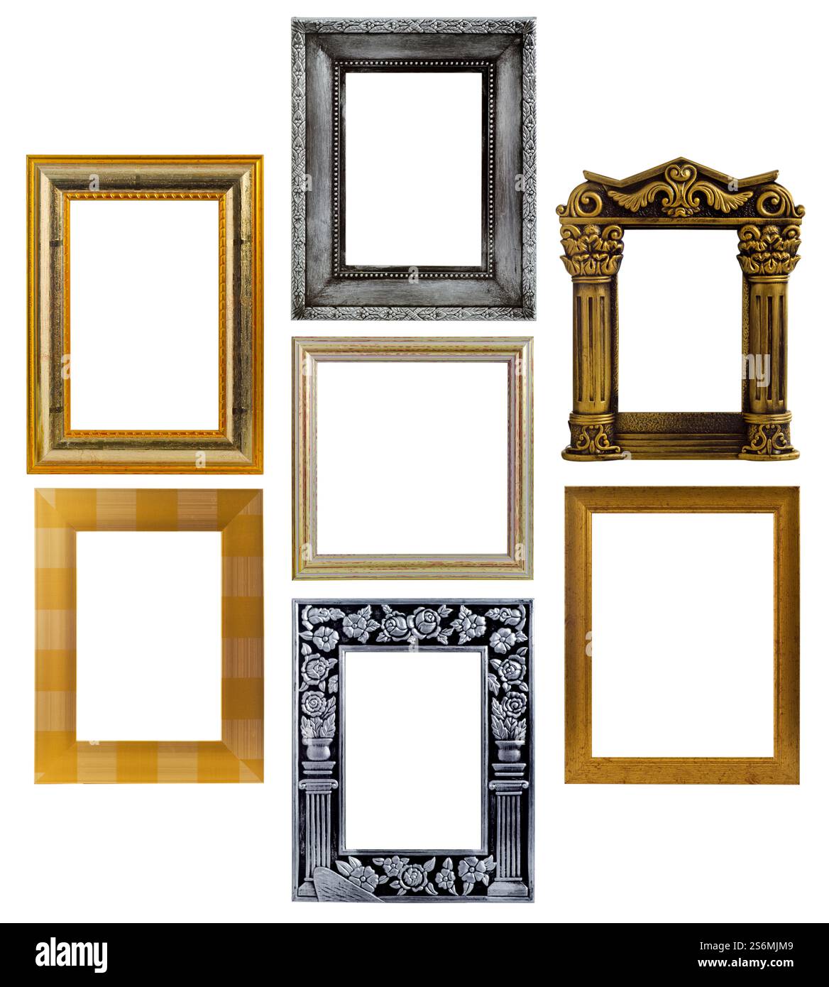 Assembly of various photo frames Stock Photo - Alamy