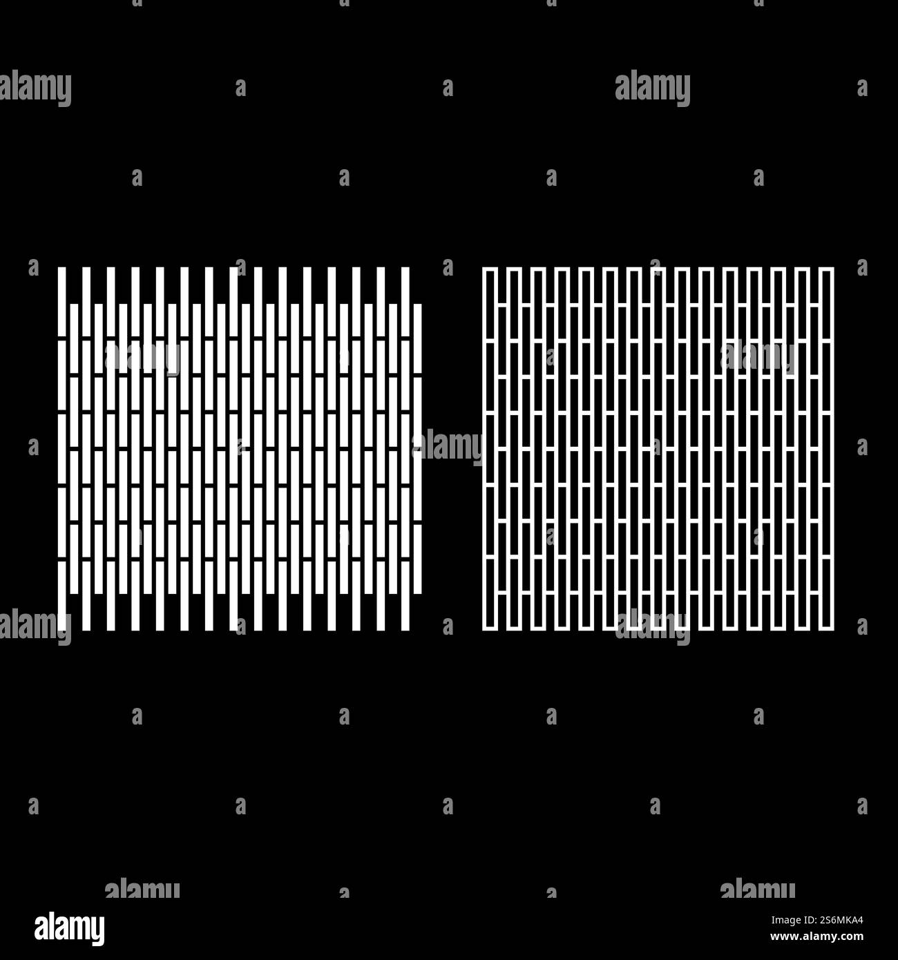 Laminate plank parquet icon white color vector illustration flat style ...