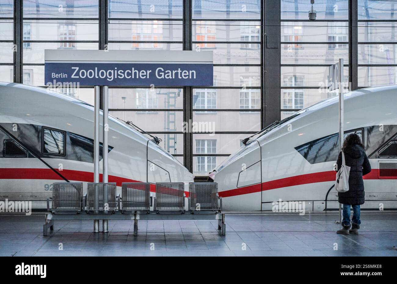 ICE, Bahnhof Zoo, Charlottenburg, Berlin, Deutschland Stock Photo - Alamy