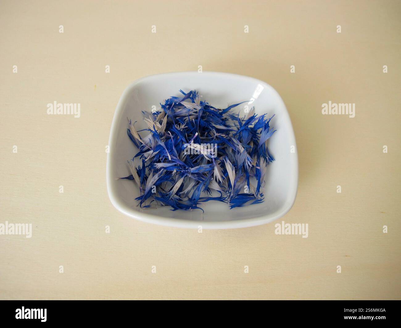 Dried blue petals of the cornflower Stock Photo - Alamy
