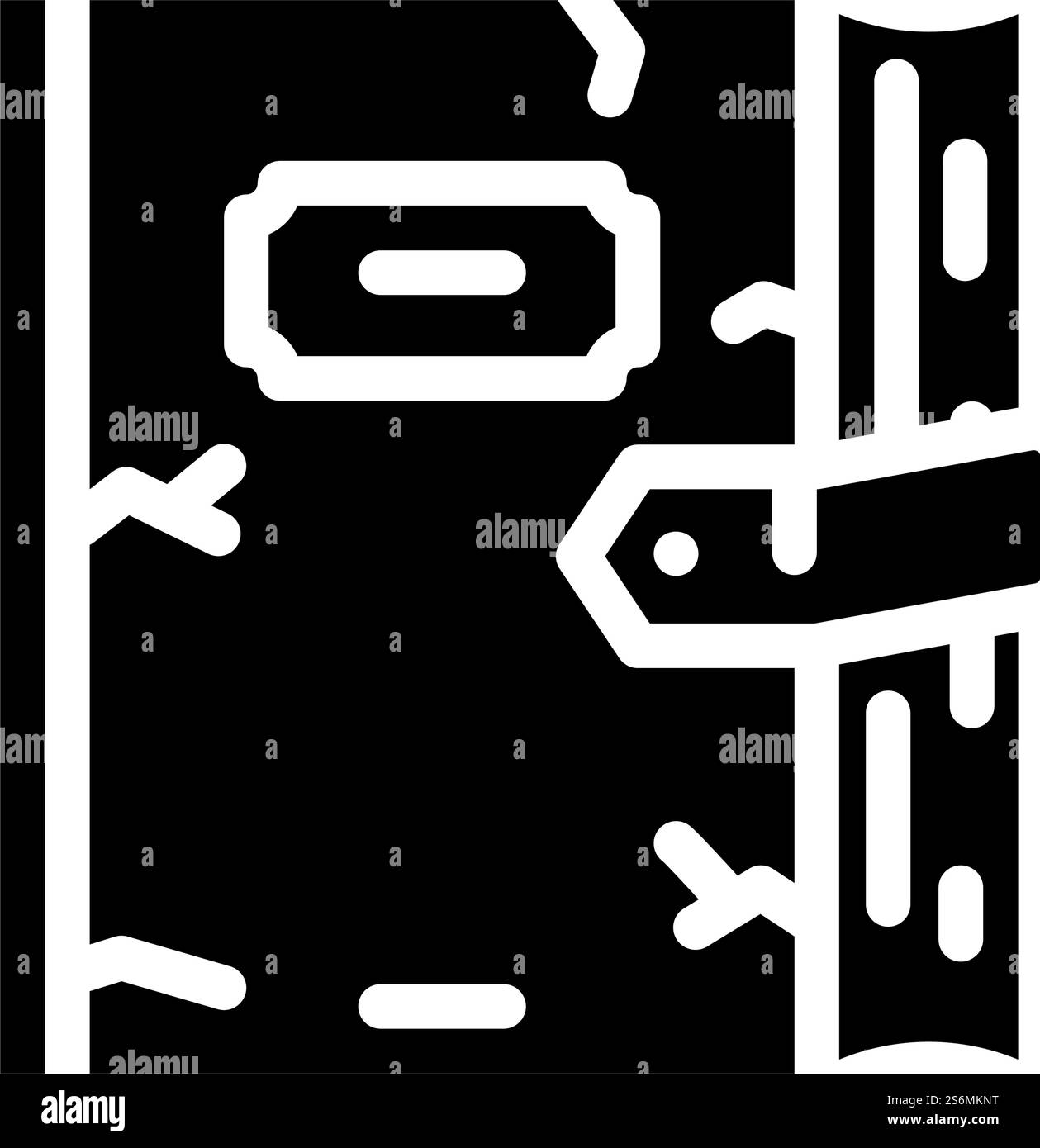 magic book fairy tale glyph icon vector. magic book fairy tale sign ...