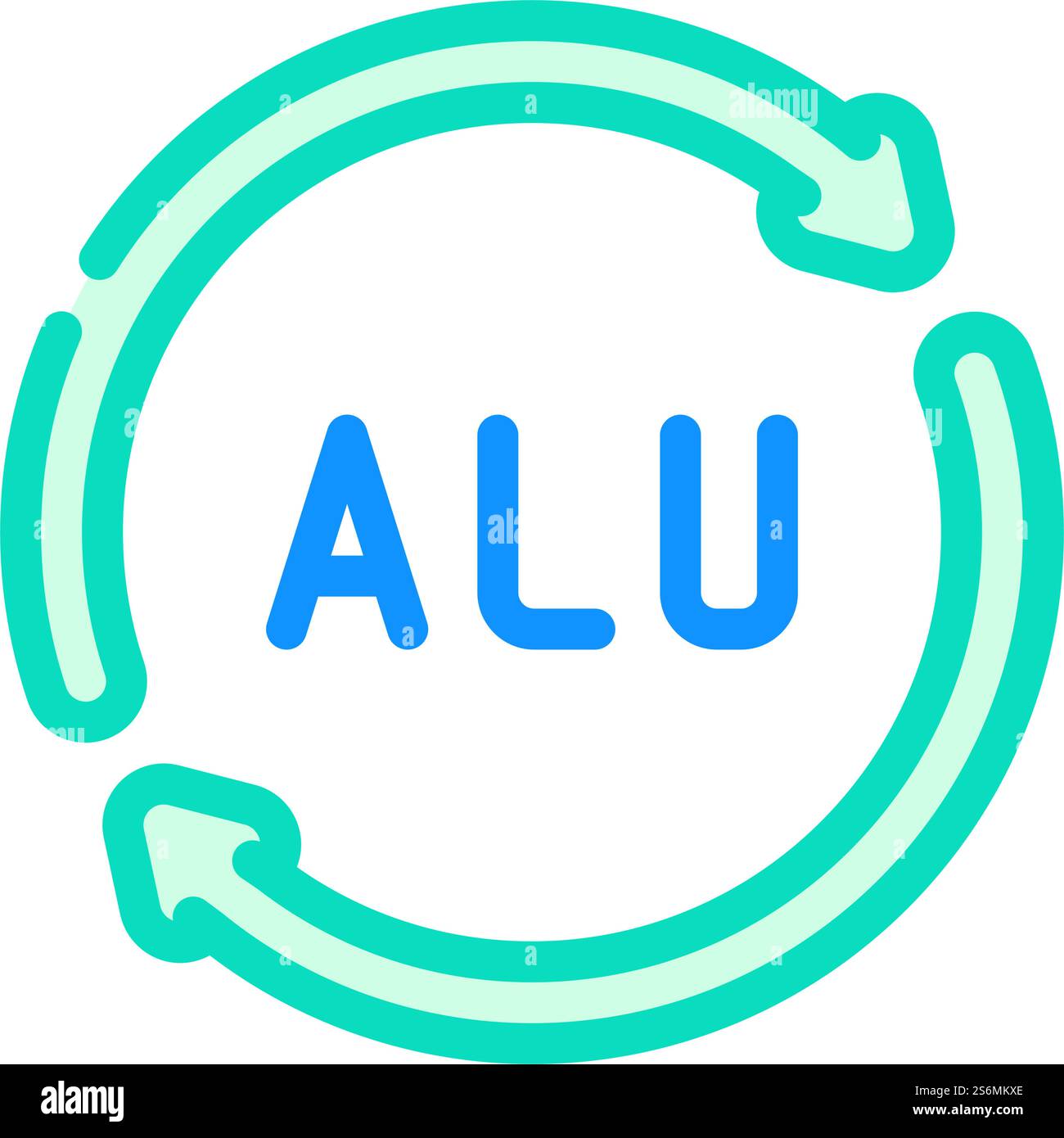 aluminum recycling package color icon vector. aluminum recycling ...