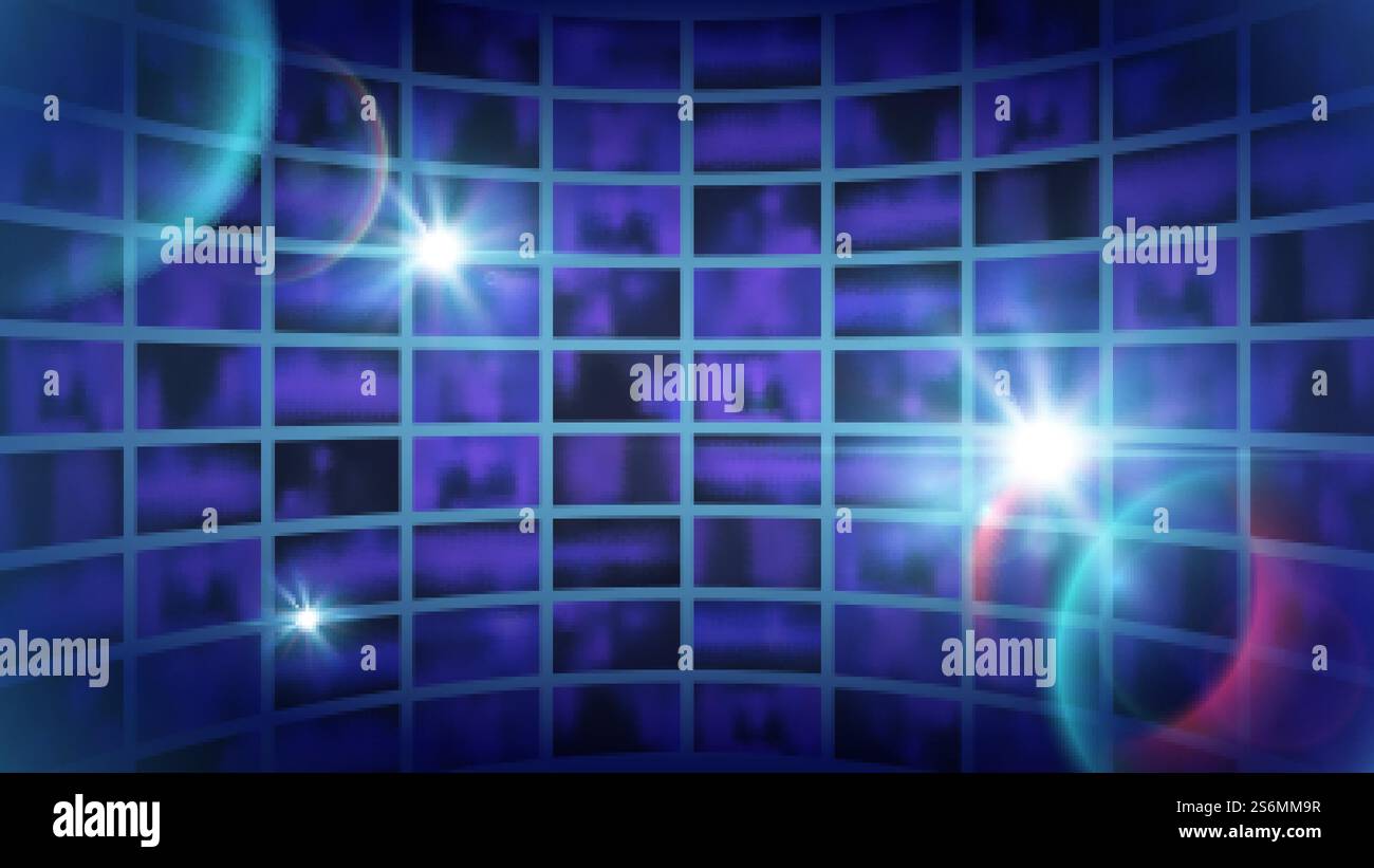 World tv show background. News backdrop, shine abstract futuristic ...