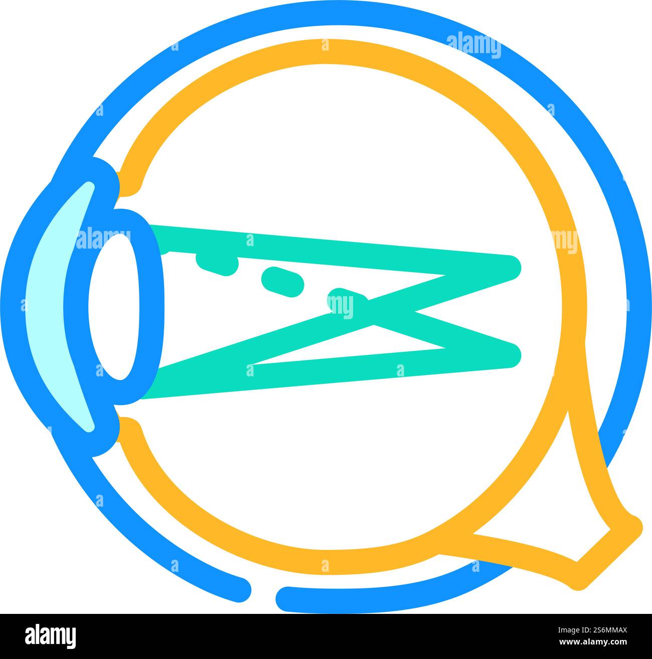 astigmatism ophthalmology color icon vector. astigmatism ophthalmology ...