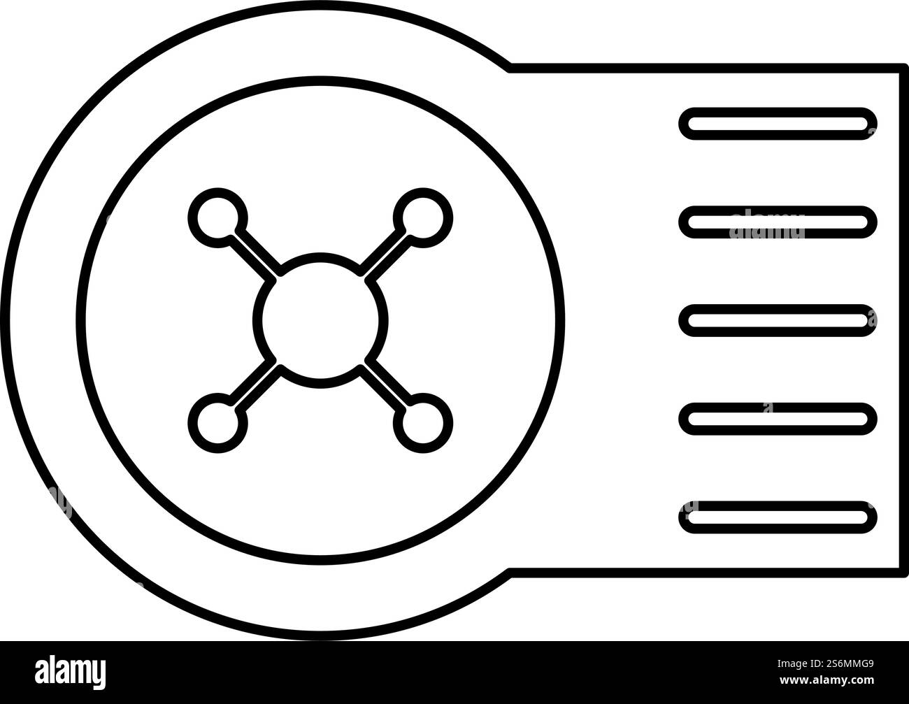 Pump washing machine contour outline icon black color vector ...