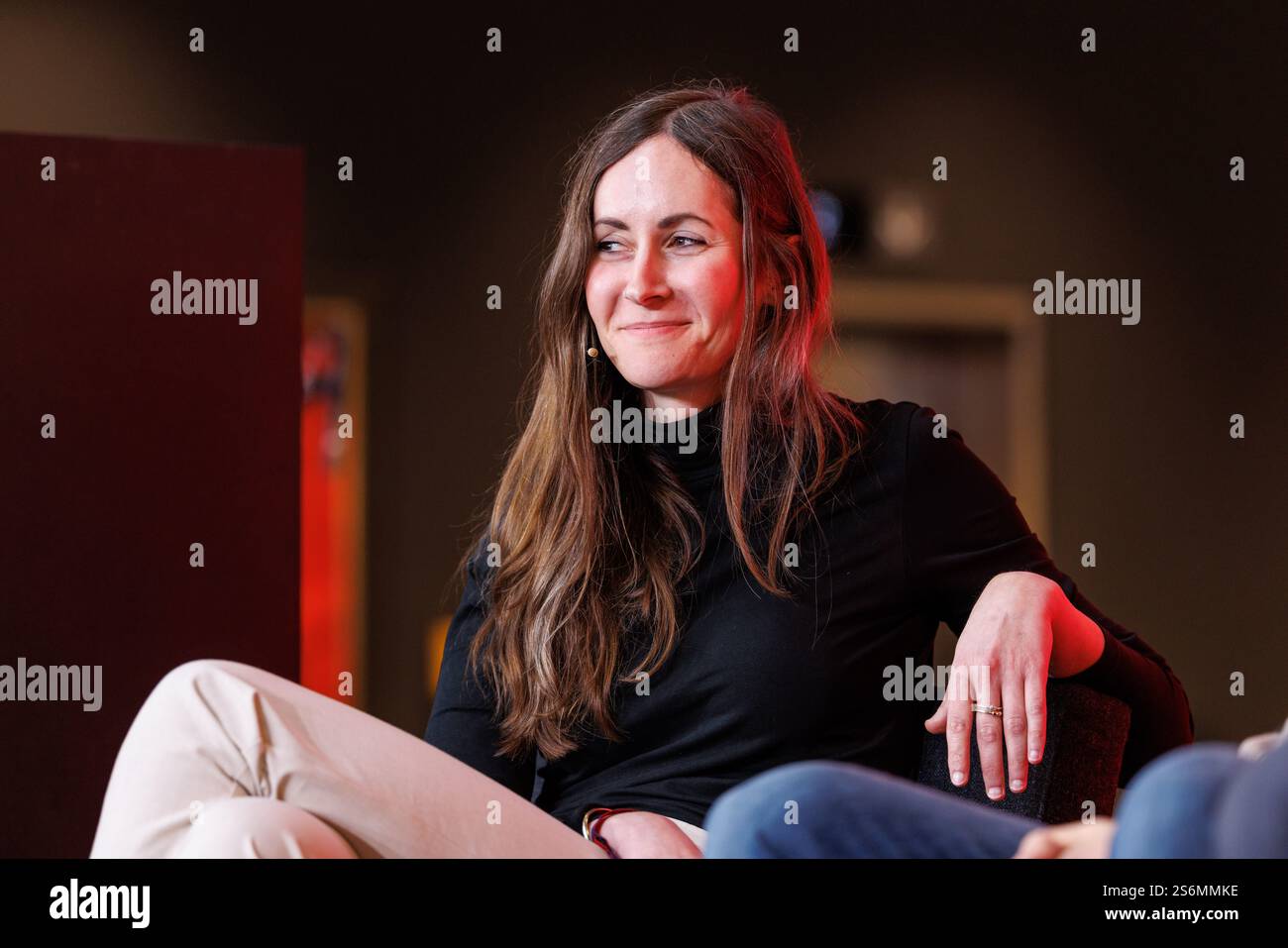 17 January 2025, Bavaria, Munich: Sara Marquart, Planet A Foods, will be speaking on stage at ...