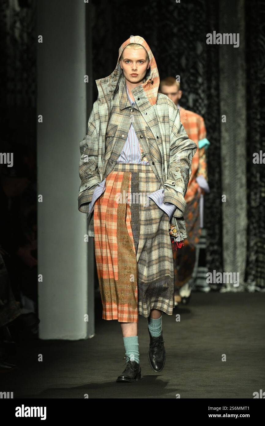 Milan, Italy. 17th Jan, 2025. Men's Fashion, Fall/Winter 2025.- Pierre ...