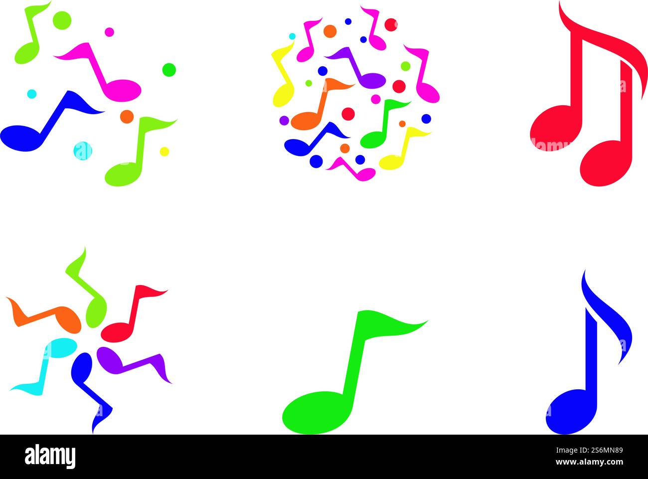 Music note logo Vector template Stock Vector Image & Art - Alamy