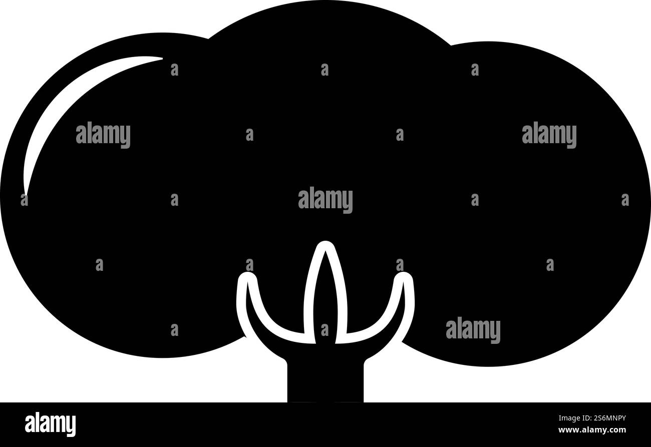 Cotton flower bud icon black color vector illustration flat style ...