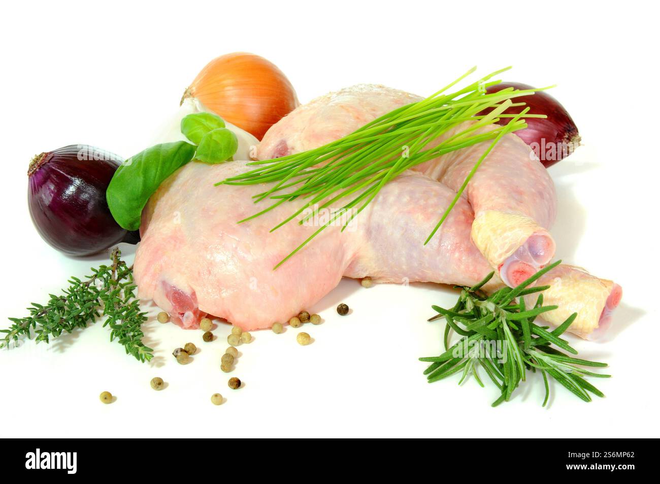 Chicken thighs recipe Cut Out Stock Images & Pictures - Alamy