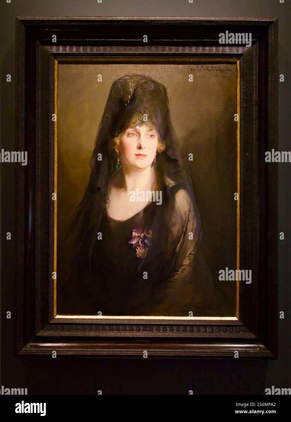 Victoria eugenie of battenberg with mantilla hi-res stock photography ...