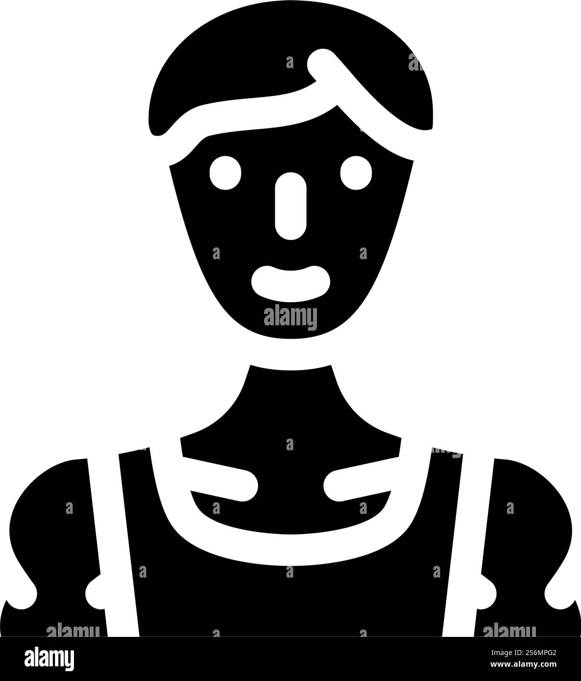 sportsman athlete man glyph icon vector. sportsman athlete man sign ...