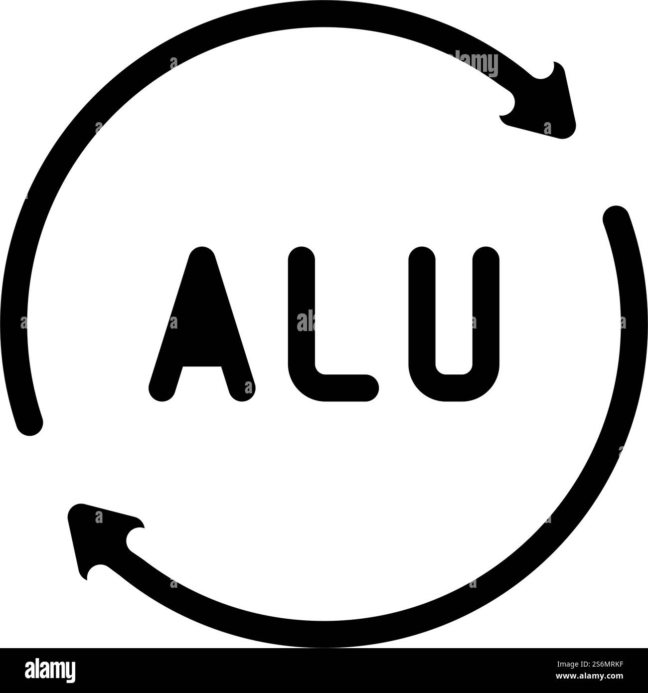 aluminum recycling package glyph icon vector. aluminum recycling ...