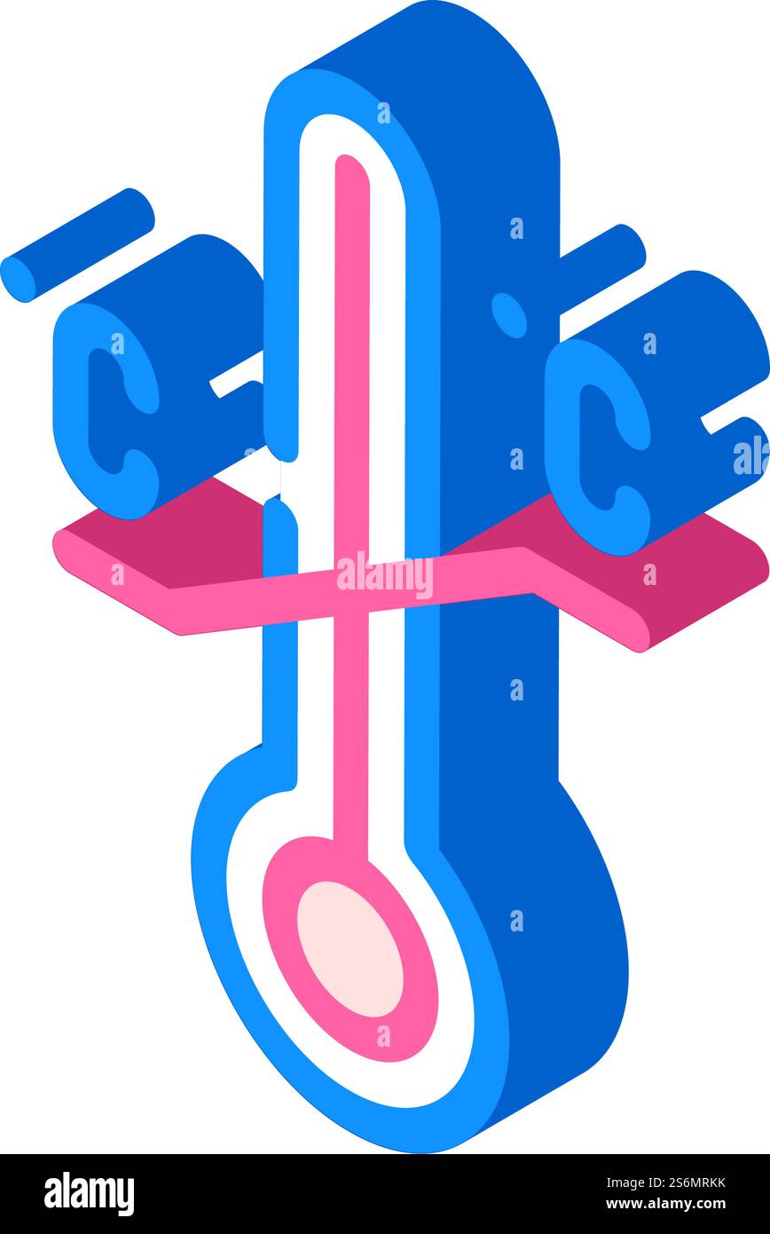 temperature limitation isometric icon vector. temperature limitation ...