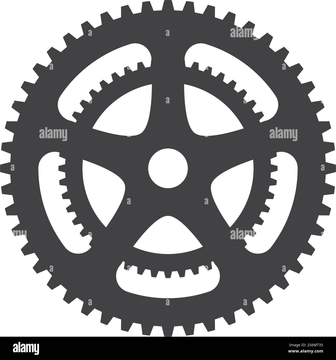 Bicycle cogwheel illustration vector design Stock Vector Image & Art ...